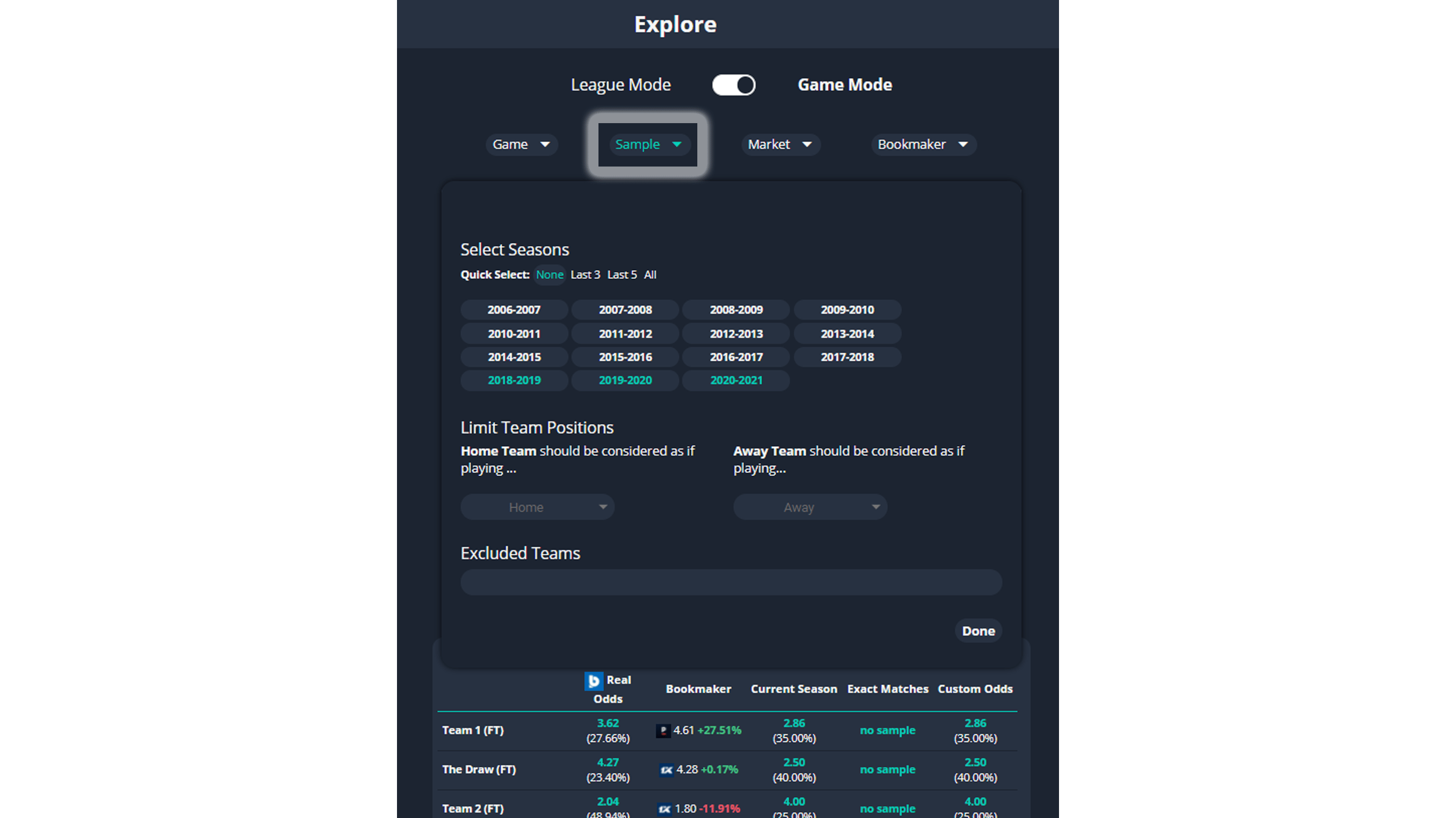 Guide - Real Odds & Value Bets - Futbolpractice